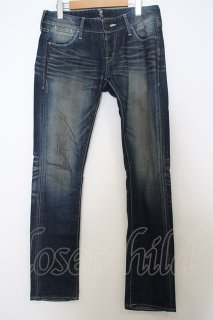 MURDER LICENSE / 3Dホワールニードルスキニーデニムパンツ 44